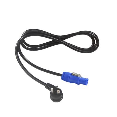 China Professional Audio Power Cable NEMA 5-15P to NAC3FCA PowerCON 1m-10m Cable Length SVT 18AWG/ SJT 14AWG/3C for sale