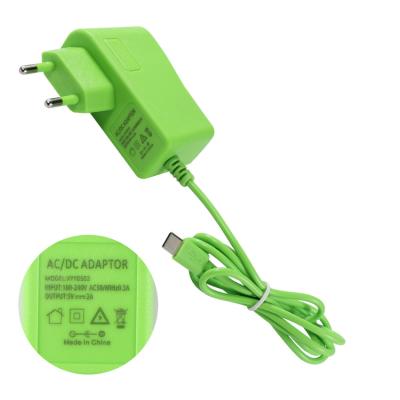 Китай Зеленый цвет Бразилия Сила быстрая зарядка USB C адаптер 5В 2А Для универсального адаптера продается