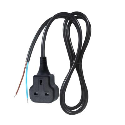 China UK Standard (BS) Female Socket with Pre-Stripped and Tinned Wire Terminals for Secure Crimp Connections for sale