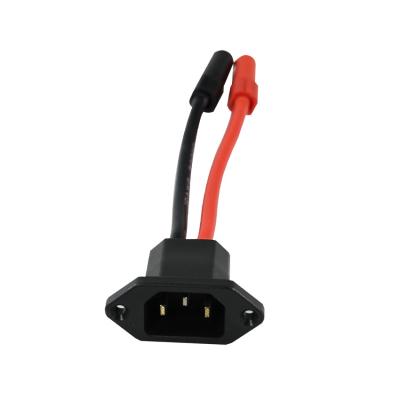 China C14 to XT150 Power Cable Connector Kit with Male (Black) & Female (Red) for Solar Energy Systems/Electric Vehicles - 14AWG Heavy Duty Wiring for sale