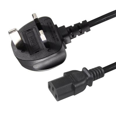 China UK to C13 Power Cord 1.2M  250V 13A 16AWG Heavy Duty Cable  for Servers/Medical Equipment/Data Center PDU (CE/BS1363/RoHS) for sale