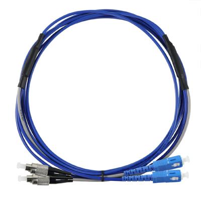 China SC to FC Fiber Optic Patch Cable- Singlemode or Multimode Jumper for FTTH, ODF, Telecom, Data Center Applications for sale