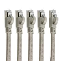 China CAT6 Flat FTP Shielded Ethernet Cable with Snagless Boot for sale