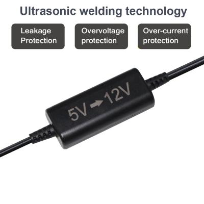 Китай SAE к DC 5.5x2.1mm Step-Up Power Cable -5V к 12V конвертерный адаптер для солнечной панели, батареи, светодиода, маршрутизатора продается