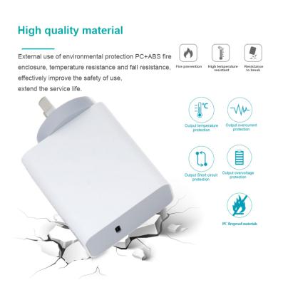 China AU 2-Pin USB-C Wall Charger, 60W High-Speed Output Power Adapter for Laptop, Tablet, Mobile Phone for sale