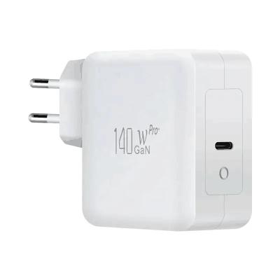 China EU 2-Pin USB-C Wall Charger, 140W High-Speed Type-C Power Adapter for High-Power Laptop, Tablet, and Mobile Devices for sale