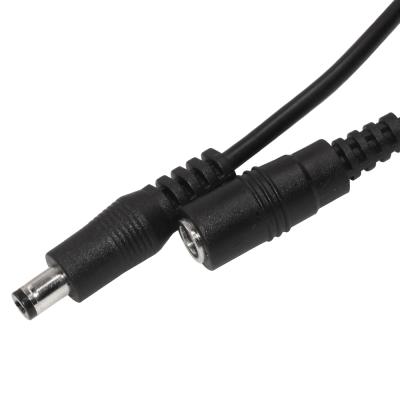 China DC Male Power Plug to Tinned Stripped Wire Pigtail Cable -2.1mm x 5.5mm Connector for 12V Power Supply, CCTV, LED Strip, DIY for sale