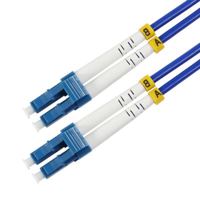 China LC to LC Duplex OM3 Multimode Fiber Patch Cable 50/125μm for sale