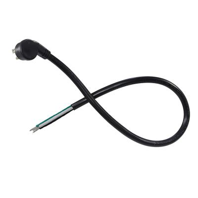 China NEMA 5-15P Power Cord with Tinned Stripped Wire End-3-Conductor US Plug Cable for DIY Wiring, Panel, Terminal Block Use for sale