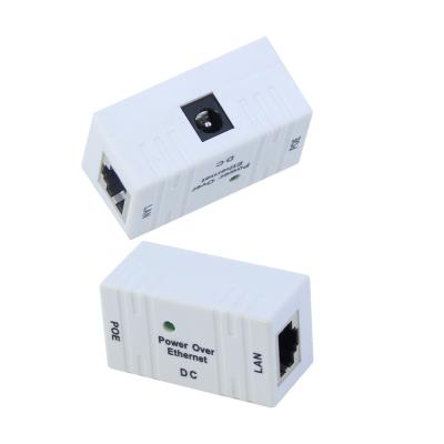 China POE Injector 1xLAN Port 10/100/1000mbps Power Over Ethernet 12V 1A for sale