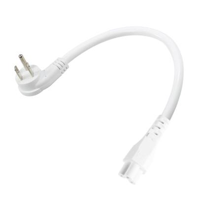 China NEMA 5-15P para IEC C5 Cloverleaf Power Cord 3-Prong US AC Cable para adaptador de computador portátil, notebook, impressora, 125V 10A à venda