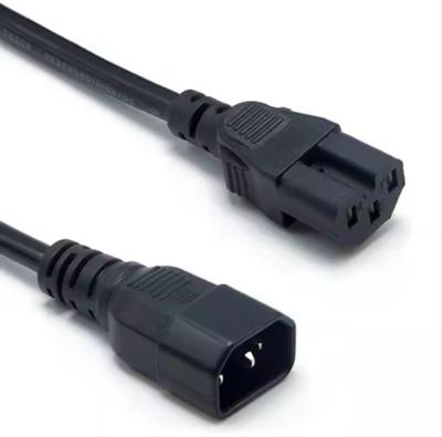 China IEC C14 a C15 Cordón de alimentación de alta tensión 250V 10A para PDU de servidores en venta