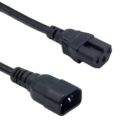 Cina Cavo di alimentazione IEC C14 a C15 ad alta temperatura 250V 10A per server e PDU in vendita