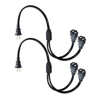Cina NEMA 1-15P a 1-15R cavo di estensione a due punte 110V-250V PVC di rame in vendita
