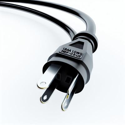 중국 18AWG NEMA 1-15P to C7 US 2 핀 전원 코드 판매용