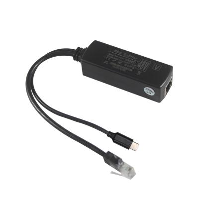 China PoE Splitter with USB-C Output for Non-PoE Devices for sale
