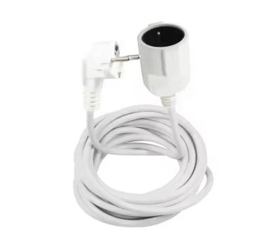 China Grounded 3-Prong Power Extension Cord for Computers and Appliances for sale