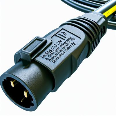 China Bloqueo del cable de alimentación C13 a C14 1,2 m para servidores y unidades de distribución en venta