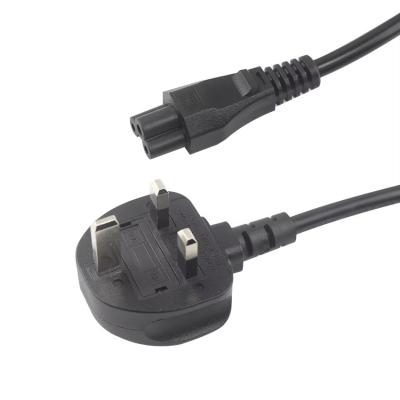 Cina Cavo di alimentazione UK BS 1363 a IEC C5 250V 2.5A per adattatore laptop in vendita