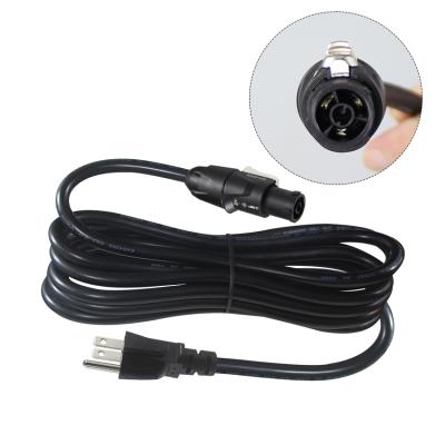 China Cable de alimentación NEMA 5-15P a PowerCON TRUE1, 15A 125V para audio e iluminación en venta