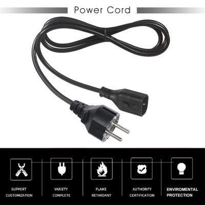China VDE H05VV-F 3G1.0mm2 Schuko para C14 cabo de alimentação para servidores à venda