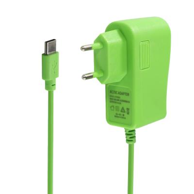 China 12V 3A Green EU DC Power Adapter Switching AC to DC Supply with 5.5x2.1mm Output for LED Strip, CCTV, Router, Monitor for sale