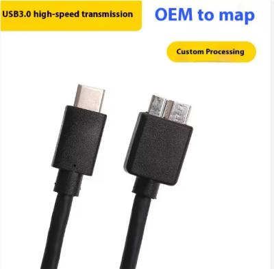 China Type c Male to Micro B Cable High Speed Data Transfer Cord for External Hard Drive HDD Enclosure, Camera, Mobile Storage for sale