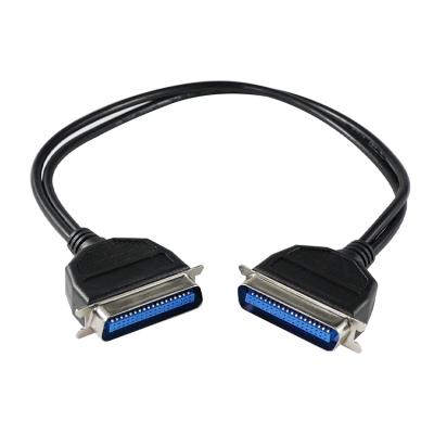 China 36 Pin CN36 Male to Male Parallel Cable Printer Extension Cord with Braid Shielding for Computer Plotter Industrial Device for sale