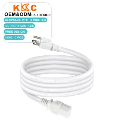 China US to C13 Power Cord - NEMA 5-15P to IEC 320-C13 Cable for Computers, Servers & Power Supplies (14AWG) for sale