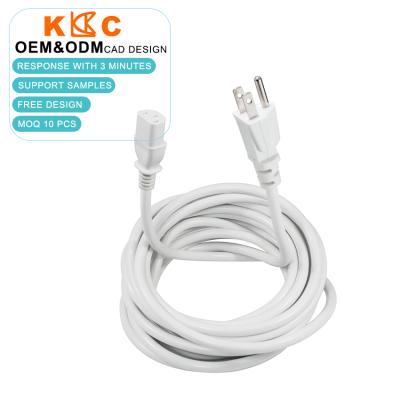 China US to C13 Power Cord - NEMA 5-15P to IEC 320-C13 Cable for Computers, Servers & Power Supplies (14AWG) for sale