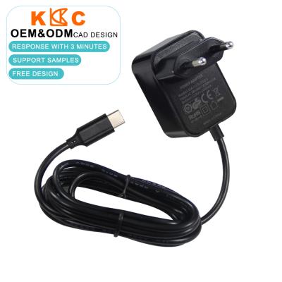 中国 36W USB-C 12V 3A EU電源アダプター、CE FCC認証付き 販売のため