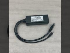 1Gbps POE Splitter Adaptador USB-C IEEE 802.3af Compatível para WiFi / câmeras de segurança