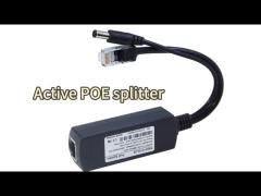 Inyector de POE a prueba de agua Splitter 100Mbps Seguridad 12W Y Splitter Adaptador Poe