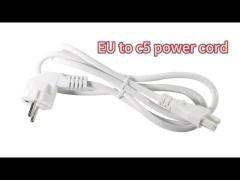 1.8M VDE CEE 77 EU To C5 Cloverleaf Power Cable PC Laptop Power Cord