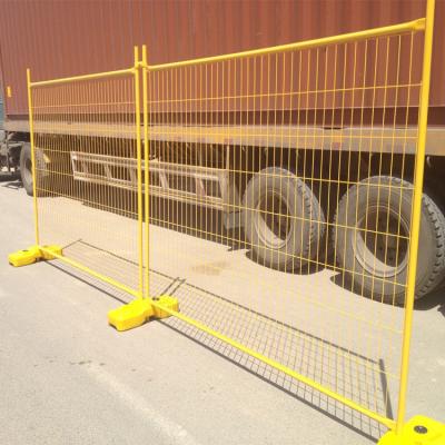 China Power Coated Movable Temporary Fence 6x10ft Welded Fencing Simple Structure for sale