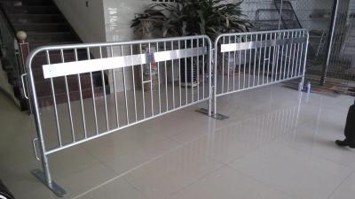 China 1.1x2.1M Temporary Road Traffic Crowd Control Barrier Portable Metal Barrier for sale