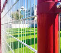 Quality 656 Double Wire Anti-Climb Security Fence 1.2M Red Road Fence Powder Coated for sale