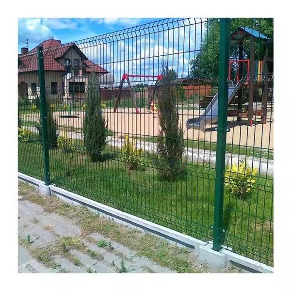 Quality V Mesh Security Fence 60*60mm green Fence Garden Fence PVC 3 Curved Fence for sale