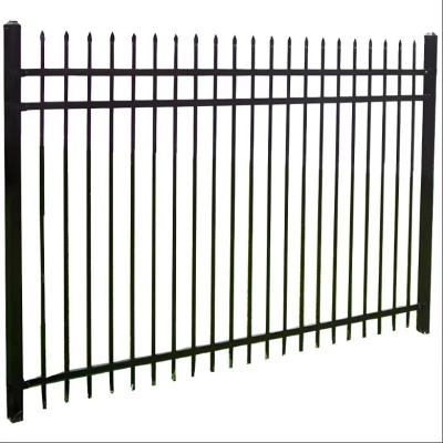 China バックヤード 管状鋼鉄フェンス 2.0M 長さ 60x60mm ストップパイプ for sale