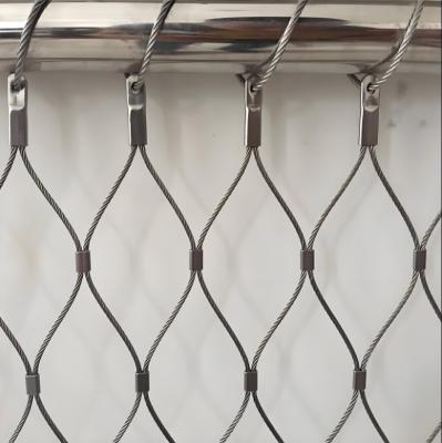 Cina Rete in fune di acciaio inossidabile flessibile SS316 con fori da 7x19 cm per voliera in vendita