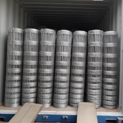China 1.8M Height Galvanized Hinge Joint Metal Livestock Grassland Cattle Fence Netting for Strong and Sturdy Fencing Solution for sale