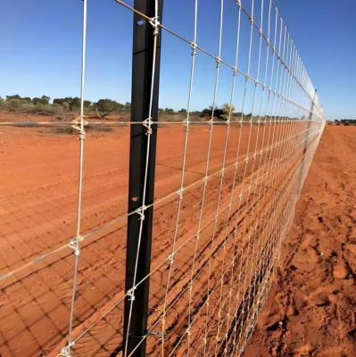 China 1.8M Height Galvanized Fixed Knot Iron Wire Cattle Fence for Animal Security for Animal Containment Solution for sale