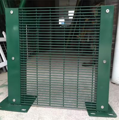 China Clear View Anti Climb 358 High Security Fence Panel For Airport Railway Prison for sale