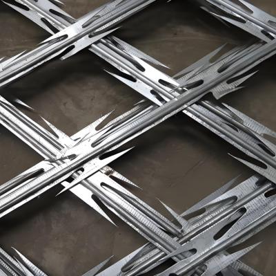 China Galvanized Double Strand BTO-22 Razor Barbed Wire for High Security Fencing for sale
