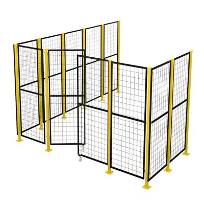 China Construction Site Warehouse Security Metal Wire Mesh Fence For Robot Safety for sale