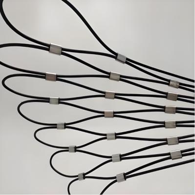 China Hand-woven Corrosion Resistant Stainless Steel Rope Mesh for Fall Protection Nets for sale