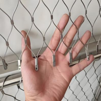 China Heavy-Duty Stainless Steel Wire Rope Safety Netting For Construction Site Fall Protection for sale