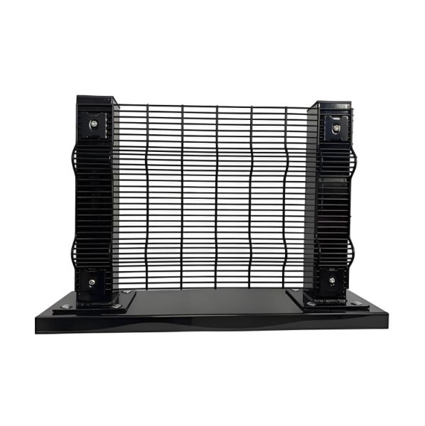 Quality 2.4m High 4mm Wire Anti-Climb Security Fence Panel with Hot Dip Galvanized Protection for sale
