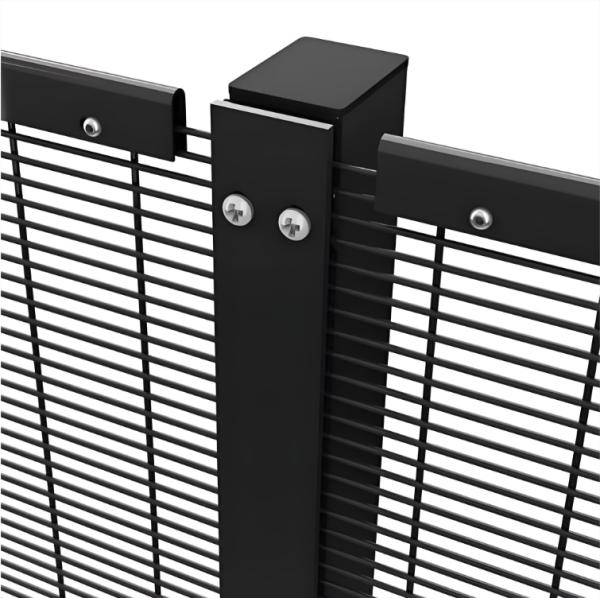 Quality Clearvu 358 PVC Coated Galvanized Anti-Climb Security Fence Panel with 2.4m Height for sale