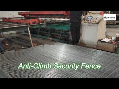 358 anti-climb security fence 5ft pvc coated welded fence panel